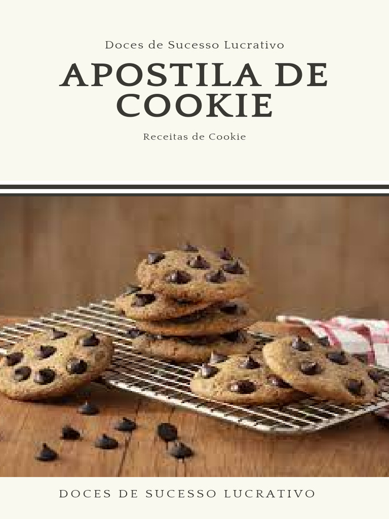 Apostila de Cookies | PDF | Chocolate | Chá