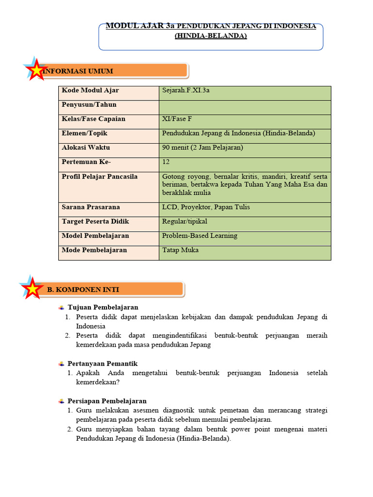 MODUL AJAR 3 Fase F Revisi | PDF | Karier & Perkembangan | Seni & Disiplin Bahasa