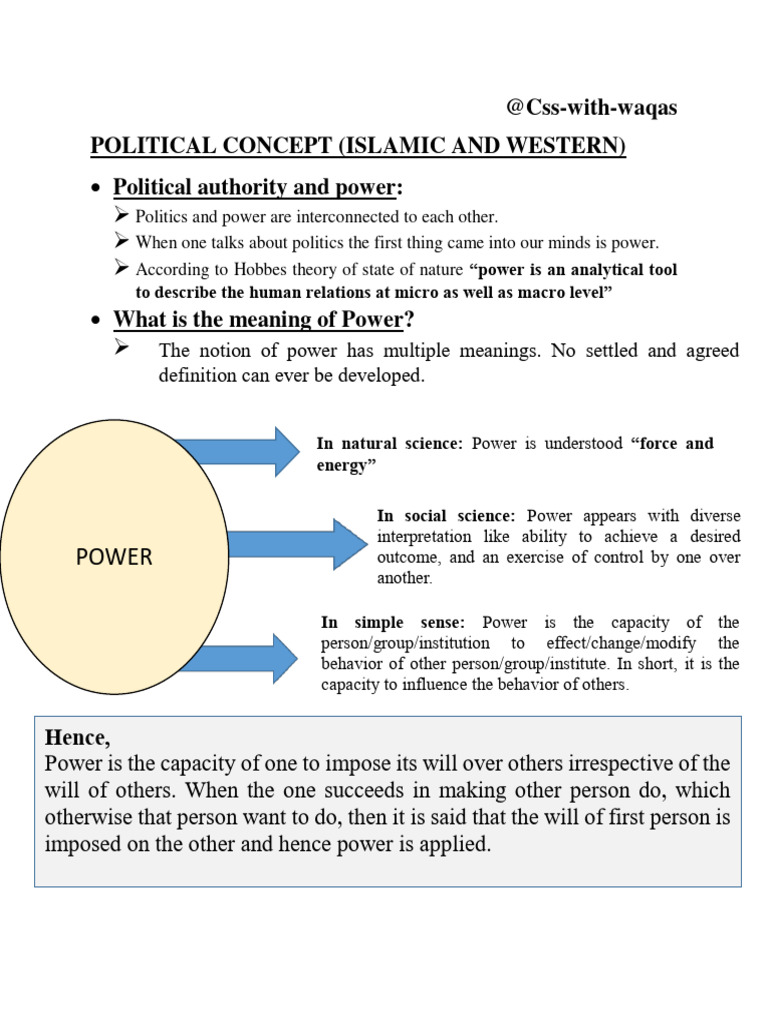 Understanding Political Power and Authority | PDF | Sovereignty ...