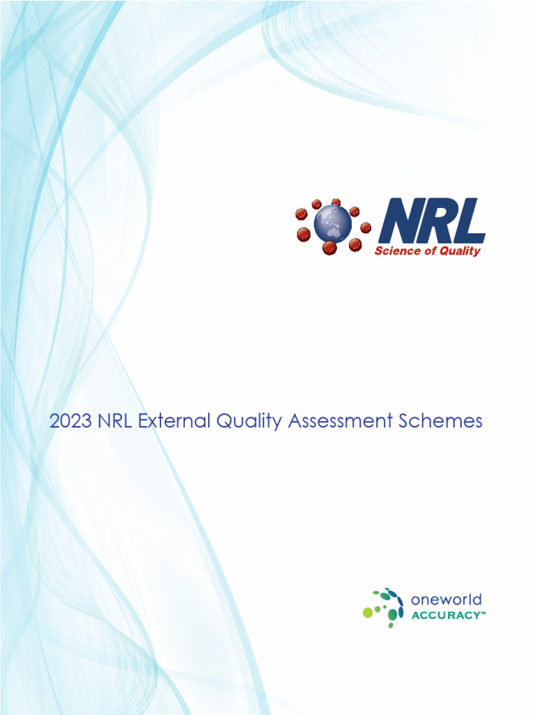 2023 NRL EQAS Catalogue | PDF | Serology | Assay
