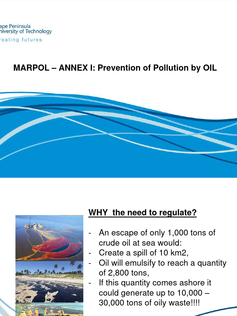 MSP262S MarPol Annex I | PDF | Petroleum | Oil Tanker