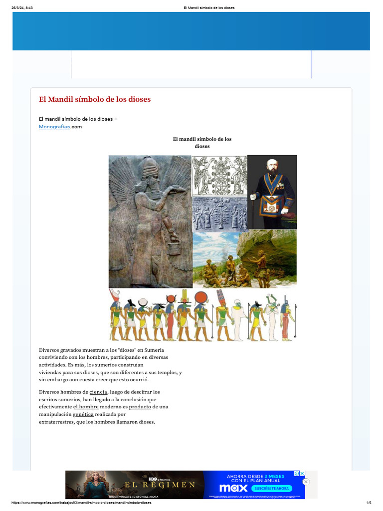 El Mandil Símbolo de Los Dioses - pdf2 | PDF | Abrahán | Sacerdote