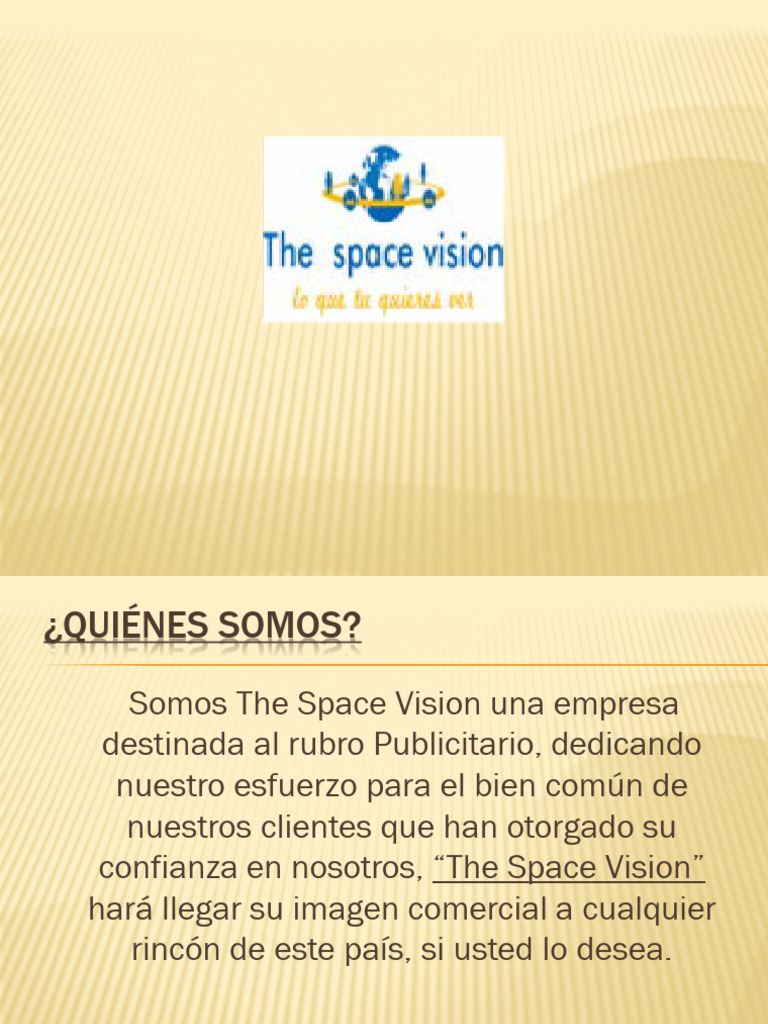 Space Vision 2 | PDF | Business | Calidad (comercial)