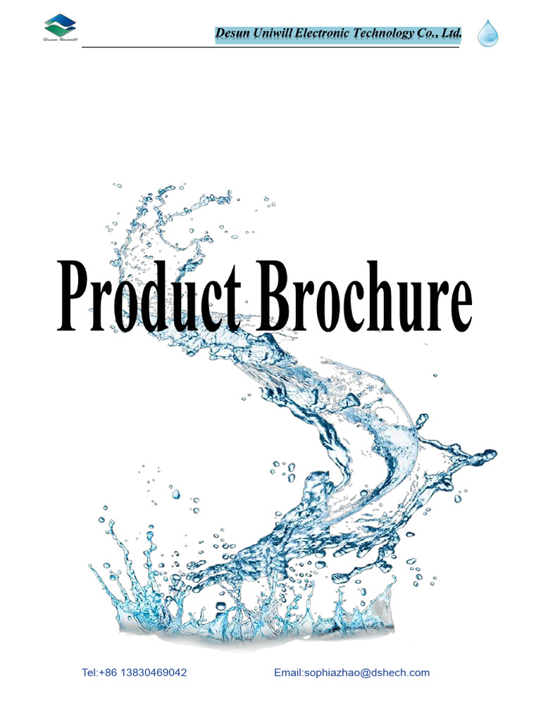 Desun Uniwill Product Brochure | PDF | Sensor | Ph