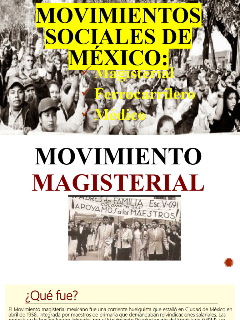 Movimientos Sociales De México Pdf