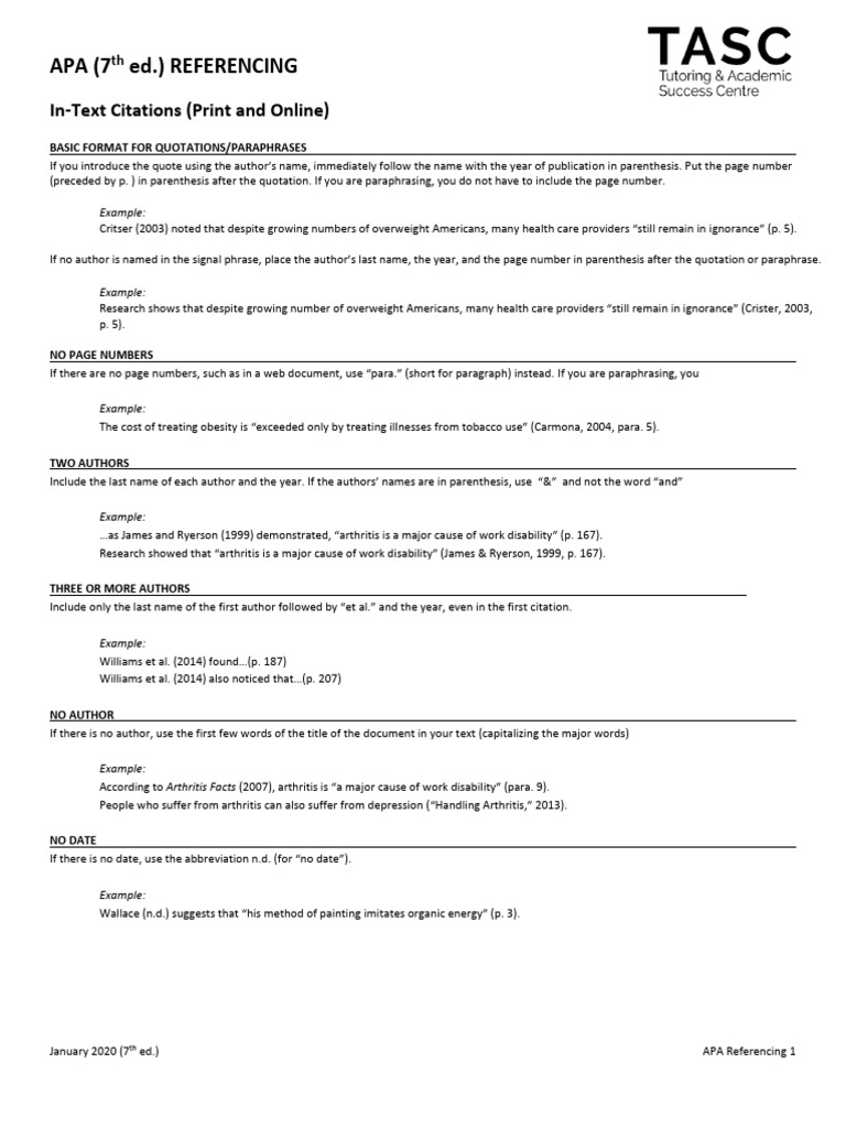 APA Referencing (Sociology) | PDF | Letter Case | Apa Style APA Referencing (Sociology) | PDF | Letter Case | Apa Style
