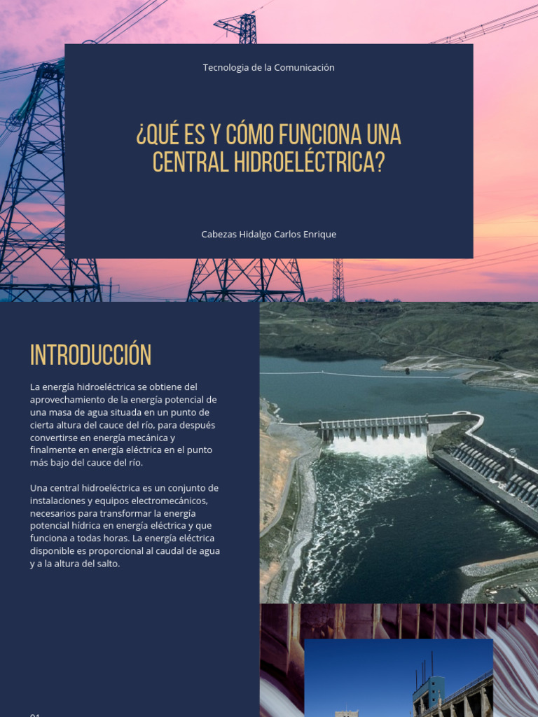 ¿Qué Es y Cómo Funciona? Centrales Electricas | PDF | Hidroelectricidad | Reservorio