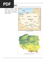 Położenie I Obszar Polski. Regiony Fizycznogeograficzne | PDF