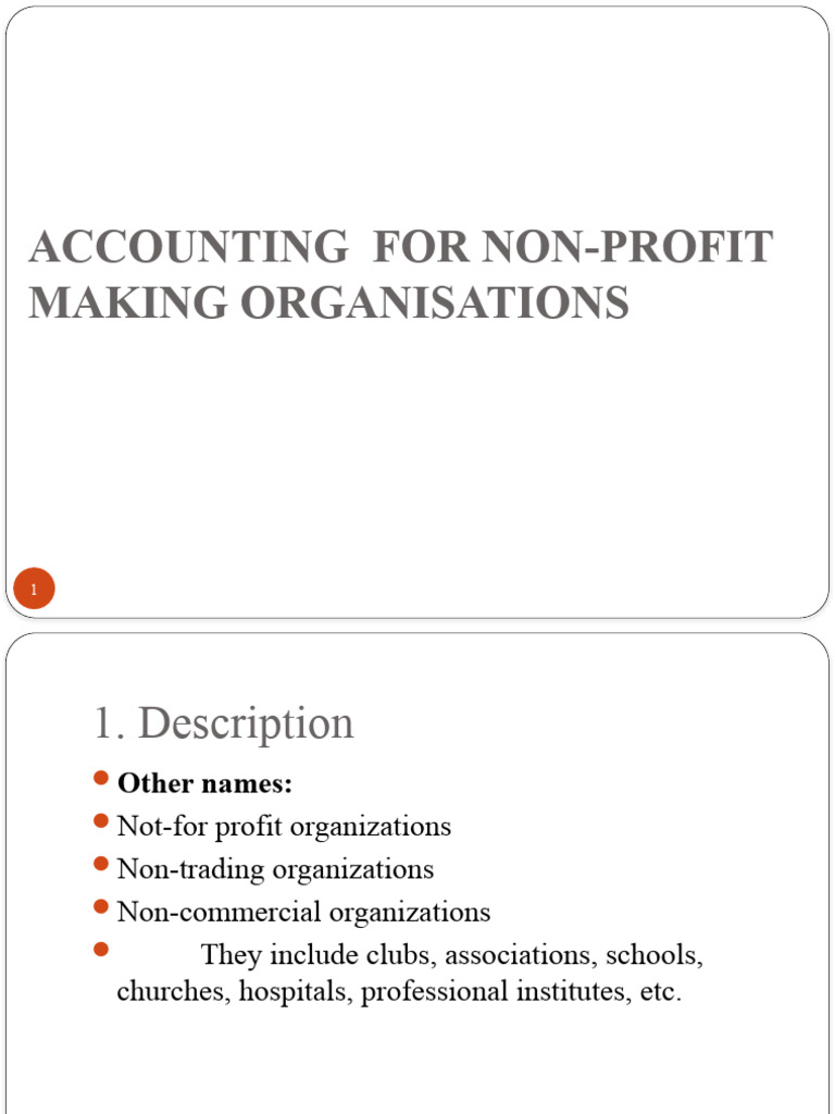 Nonp 1 Slides | PDF | Expense | Income Statement