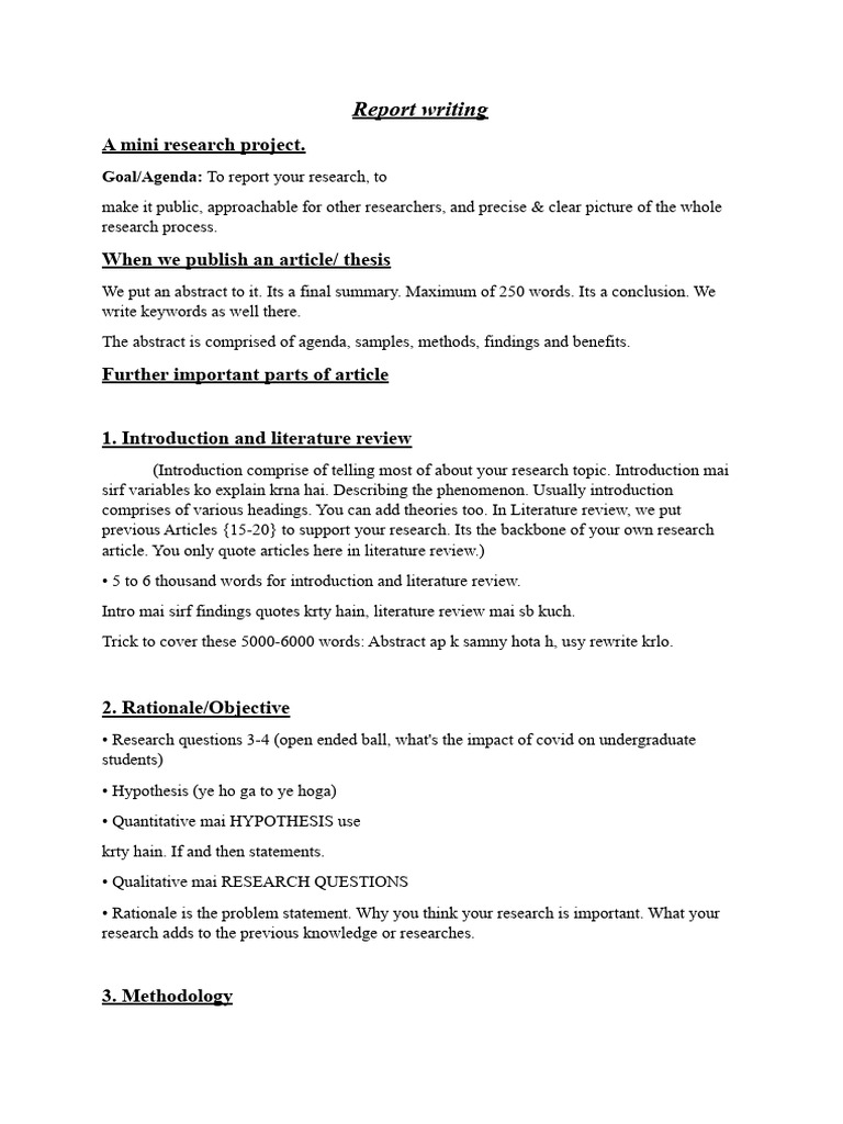 Report Writing | PDF | Epistemology Of Science | Evidence