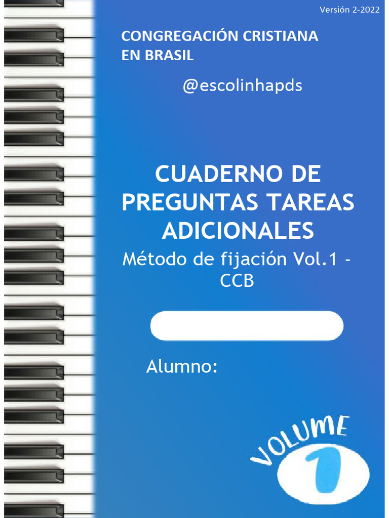 Cuaderno de Tareas Musicales CCB | PDF | Clave | Tempo