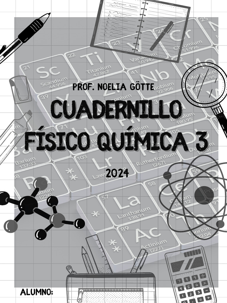 Cuadernillo de Fi-Sico Qui-Mica 3er An-O IC | Descargar gratis PDF | Núcleo atómico | Átomos