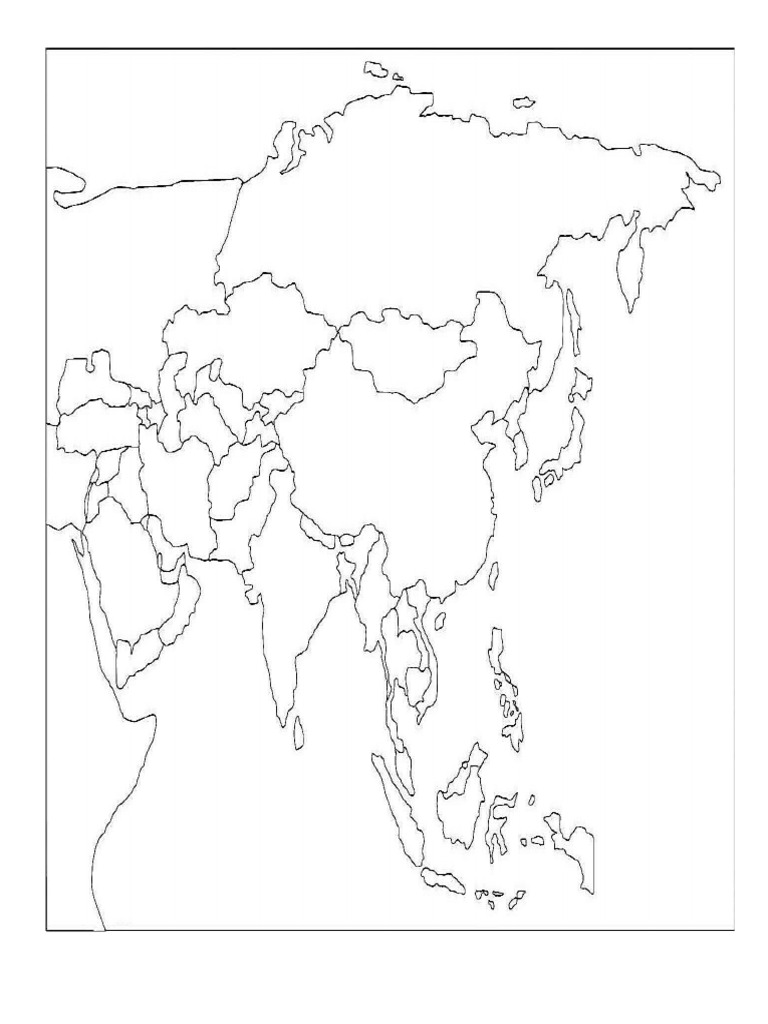 mapa de asia | PDF