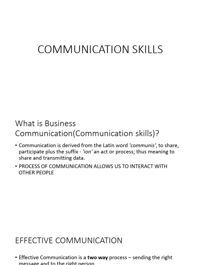 Essential Business Communication Skills | PDF | Communication | Advertising
