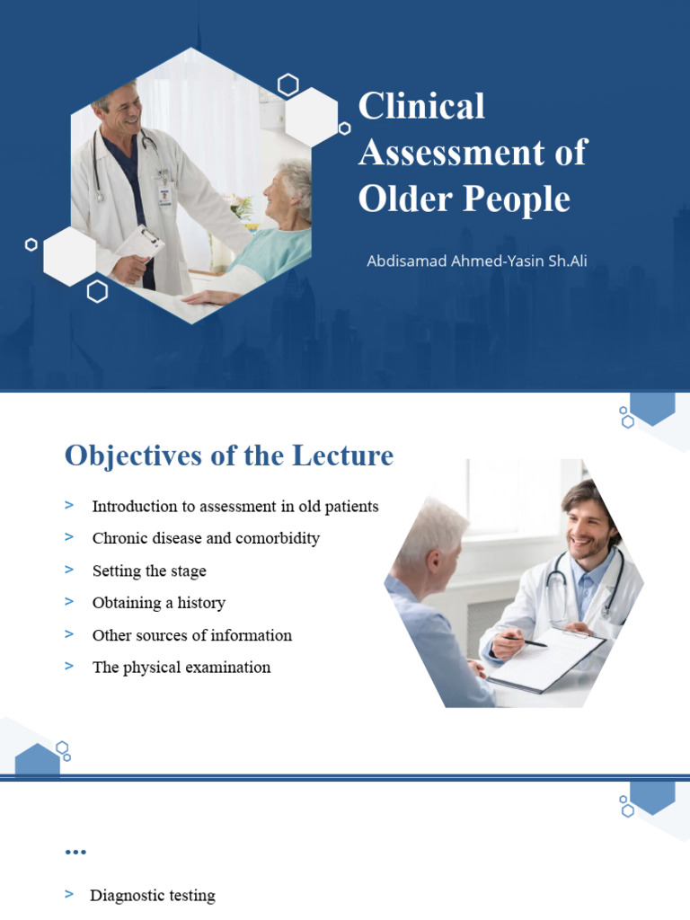 Clinical Assessment of Older People | PDF | Geriatrics | Physical ...
