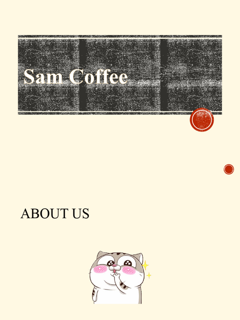 Sam Coffee Menu & New Flavours | PDF