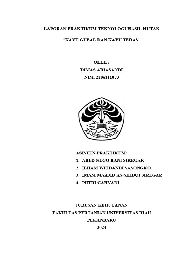Perbandingan Kayu Gubal dan Teras | PDF