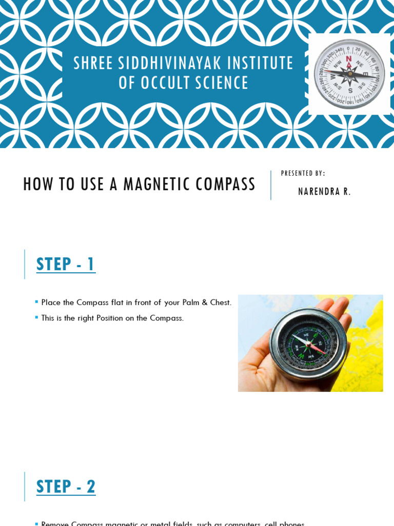 1) How To Use A Magnetic Compass | PDF