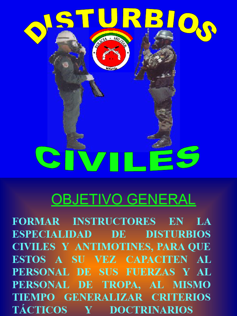 Disturbios Civiles | PDF | Violencia | Proteger
