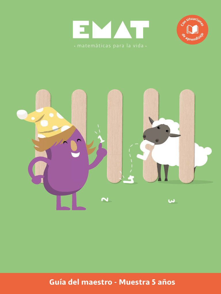 Guía EMAT para Matemáticas 5 Años | PDF | Aprendizaje | Enseñando