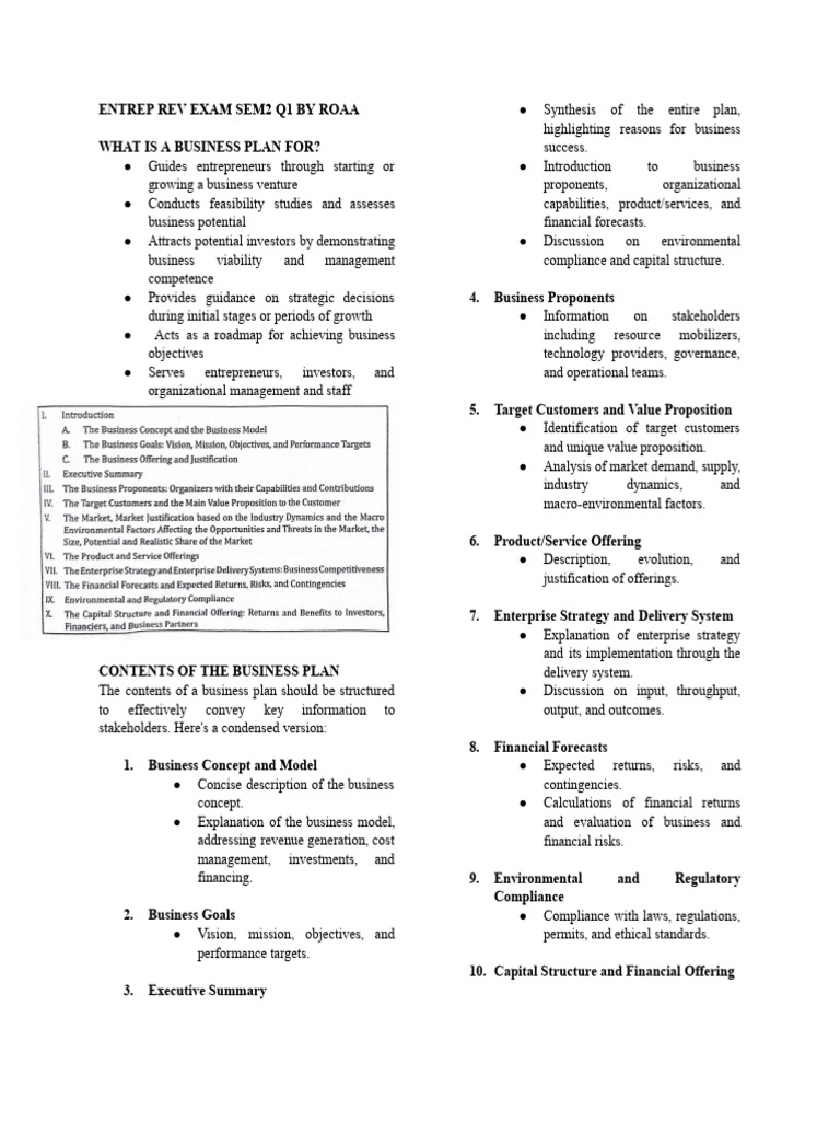 Entrep Reviewer | PDF | Feasibility Study | Entrepreneurship