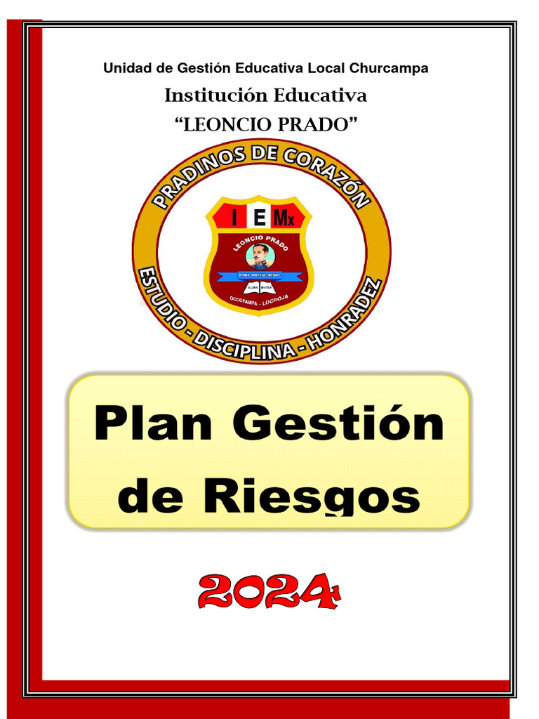 Plan Gestion de Riesgos Leoncio Prado 2024 | PDF | Radiación | Relámpago