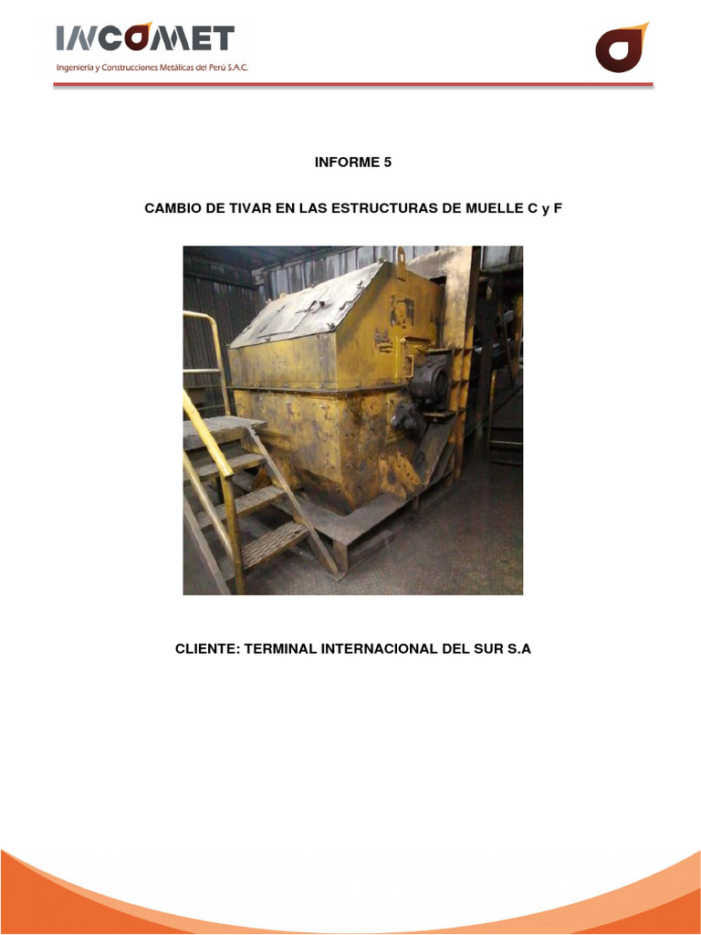 Informe 5, Cambio de Tivar | PDF