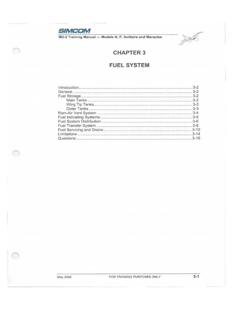SC03 Fuel System | PDF