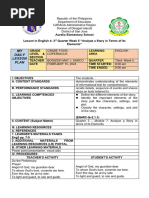 English 5 DLL Matatag - q1 - w1 | PDF | Plot (Narrative) | Narrative