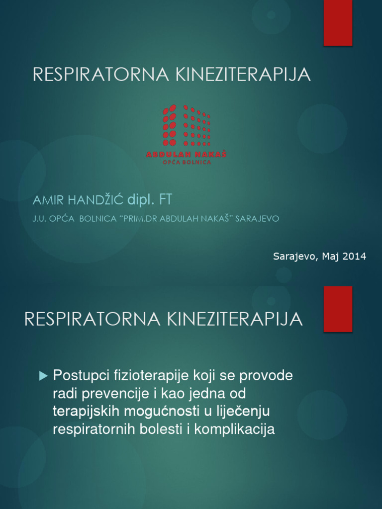 Respiratorna Kineziterapija Prava | PDF