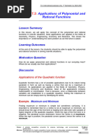 Real-Life Applications of Polynomials | PDF
