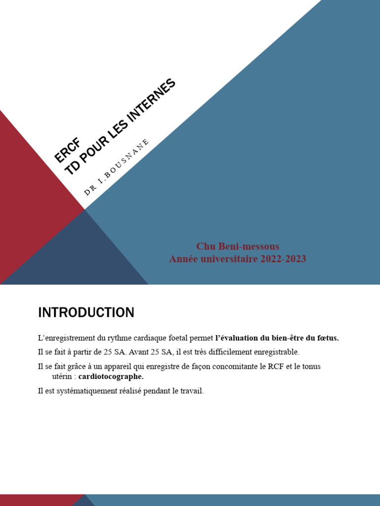 ERCF | PDF | Grossesse | Accouchement