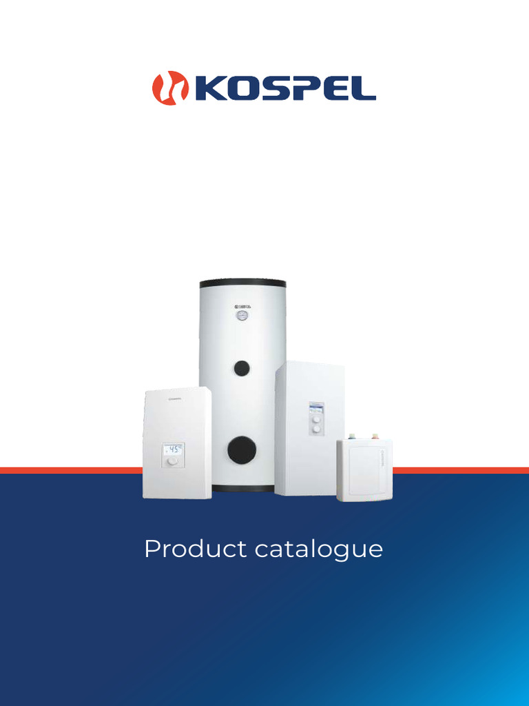 Kospel Heating Solutions Catalogue | PDF | Water Heating | Heat Pump