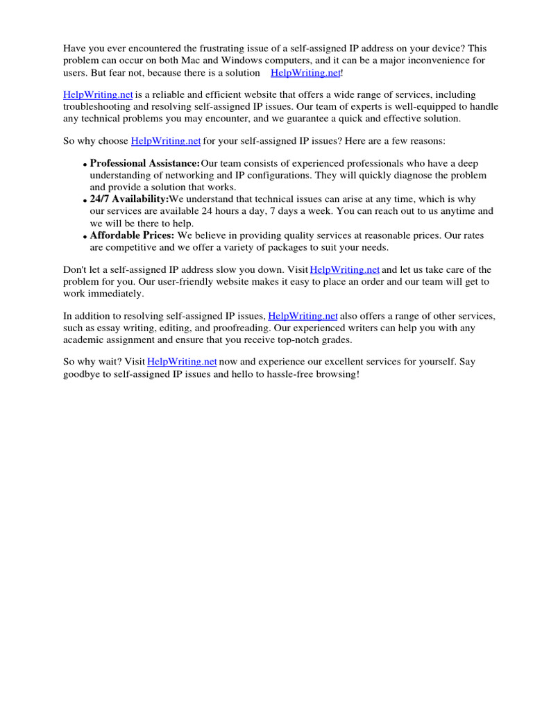 Self Assigned Ip | PDF | Wi Fi | Mac Os