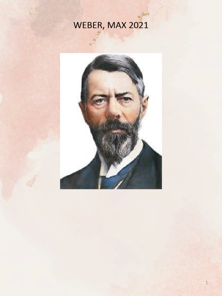 Weber Ptacion | PDF | Max Weber | Sociología