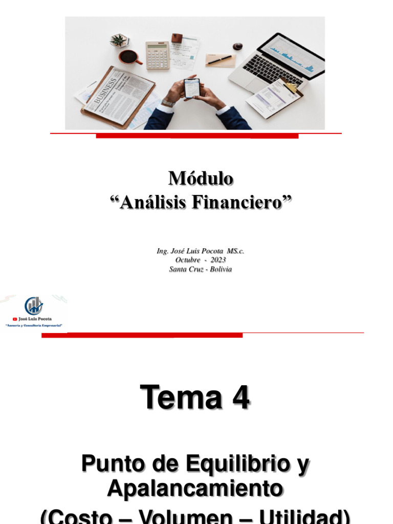 Unidad IV (Punto de Equilibrio) | Descargar gratis PDF | Apalancamiento (Finanzas) | Ciencias ...