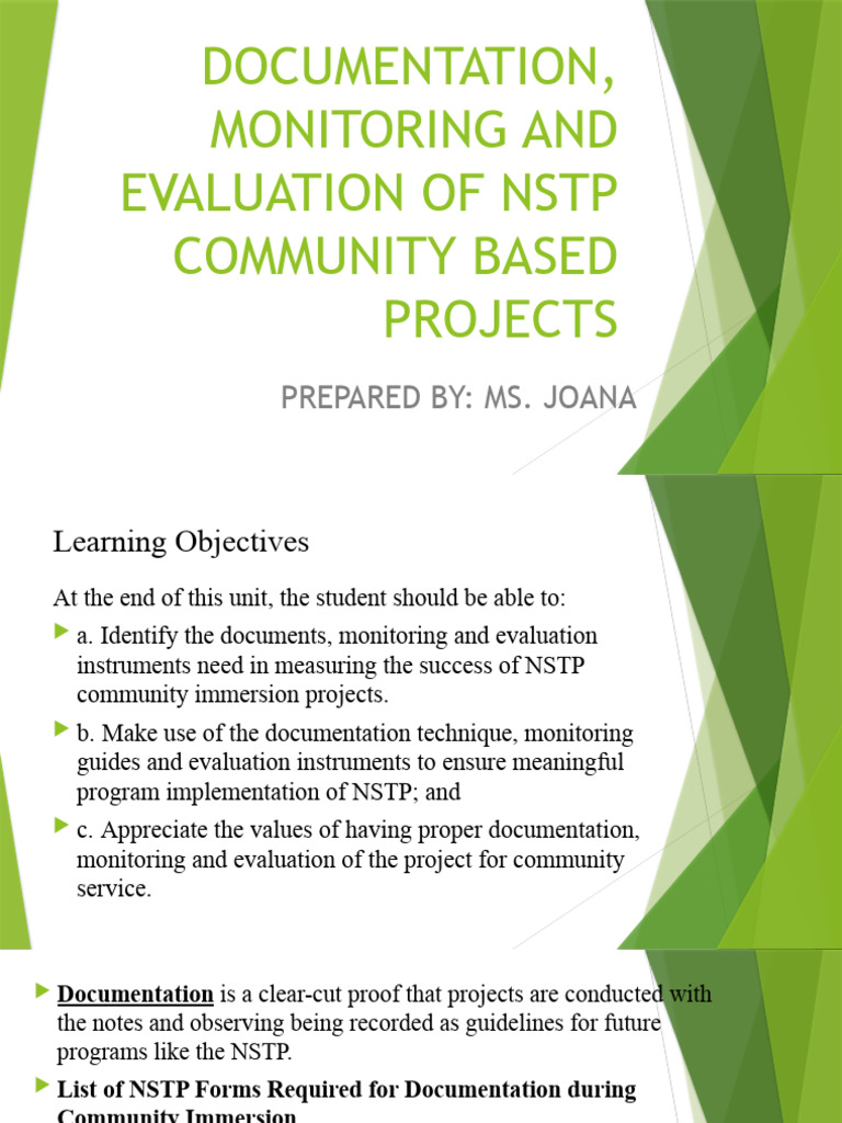 NSTP 2 Module 5 | Download Free PDF | Evaluation | Monitoring And ...