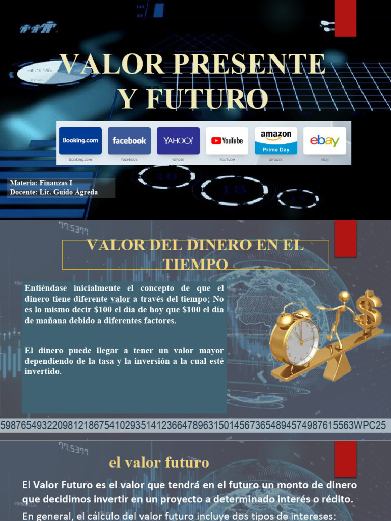 Valor Presente | PDF | Interés | Interés compuesto