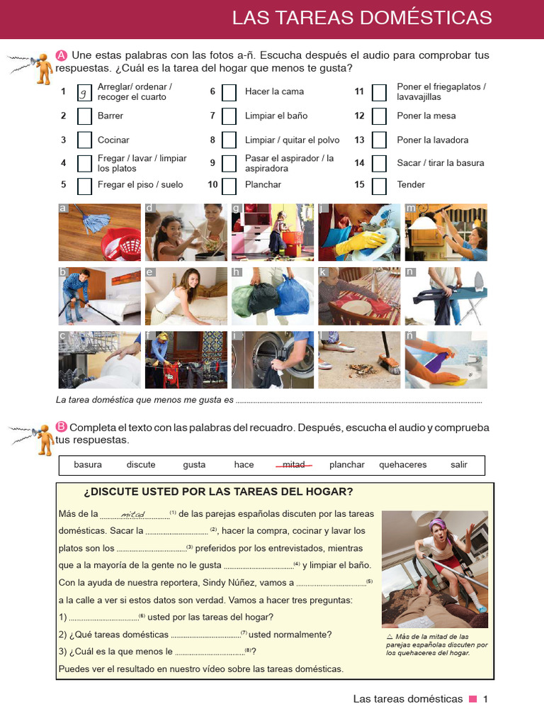 Tareas Domesticas | PDF