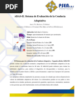 ABAS II. Adultos | PDF | Comunicación | Evaluación