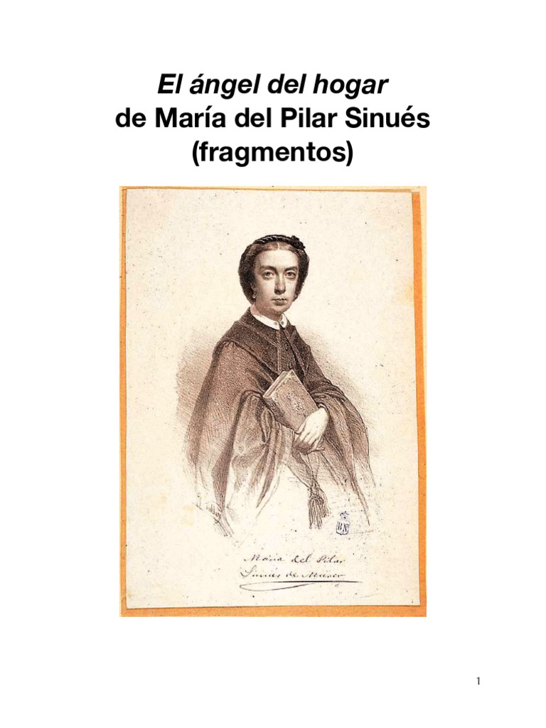 El ángel del hogar: María del Pilar Sinués | PDF