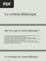 Contrat Didactique | PDF | Pédagogie | Apprentissage