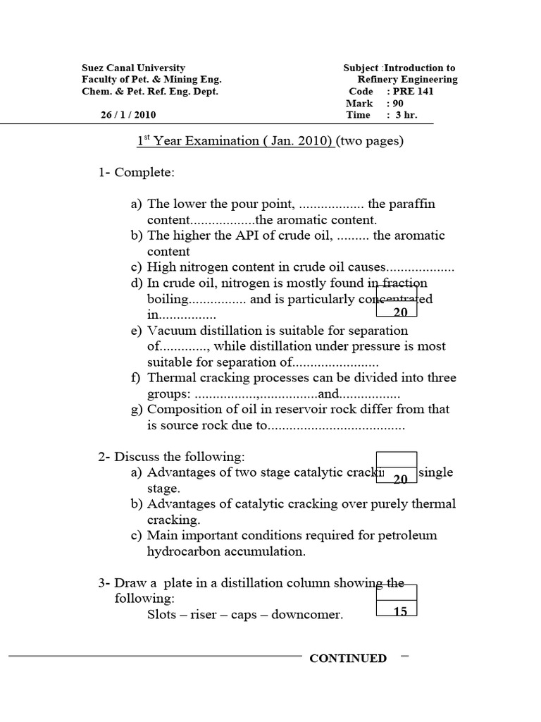 Introduction To Petroleum Refining 2010 | PDF | Petroleum | Distillation