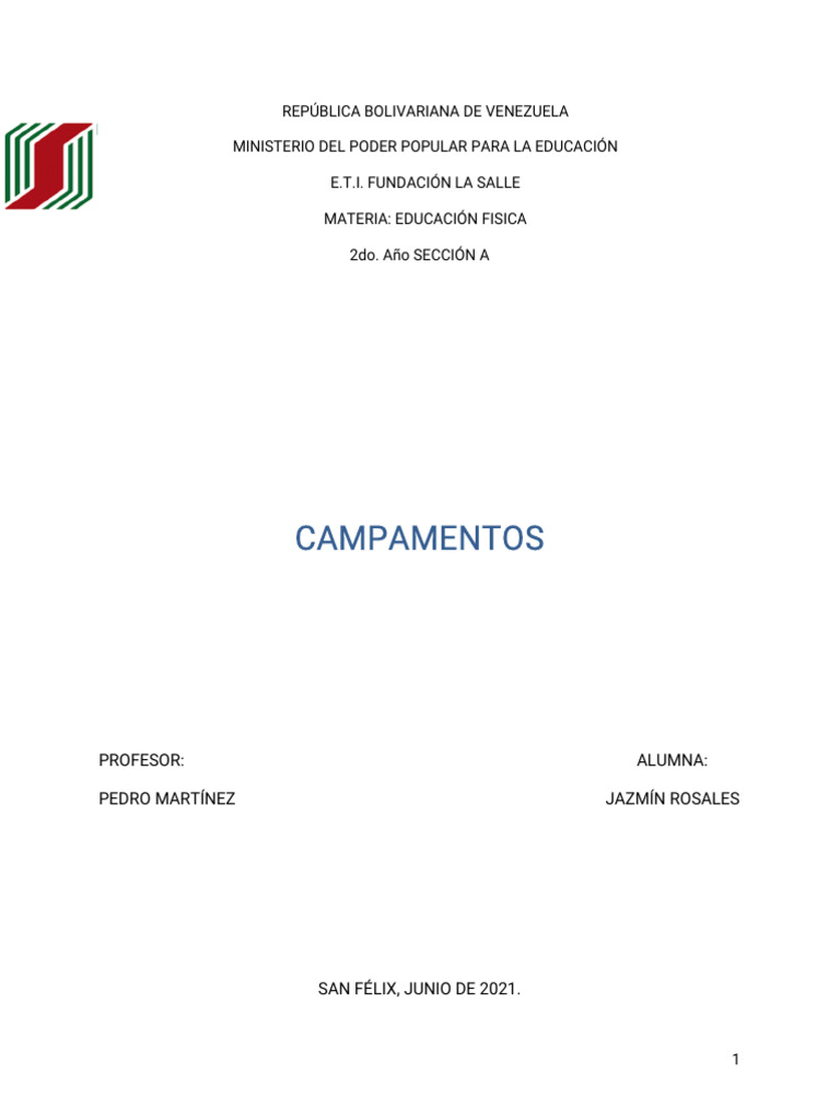 CAMPAMENTOS | PDF