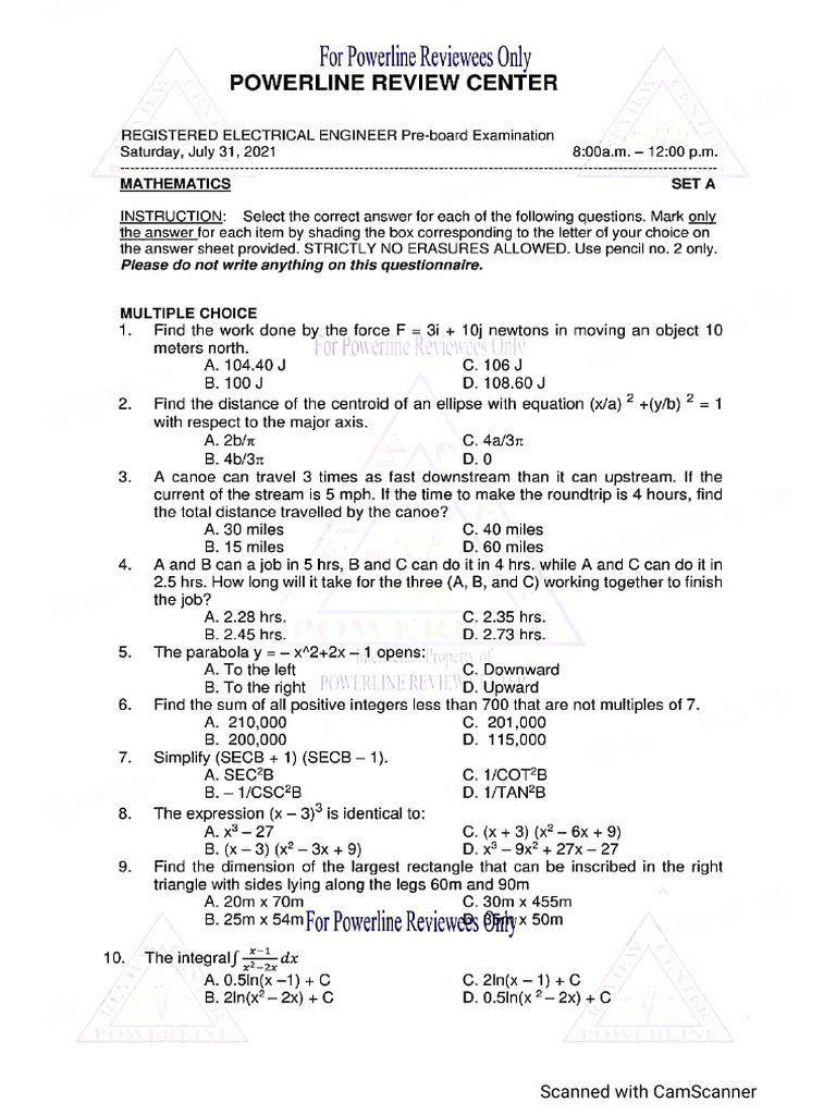 Refresher Prob. Math 1 | PDF