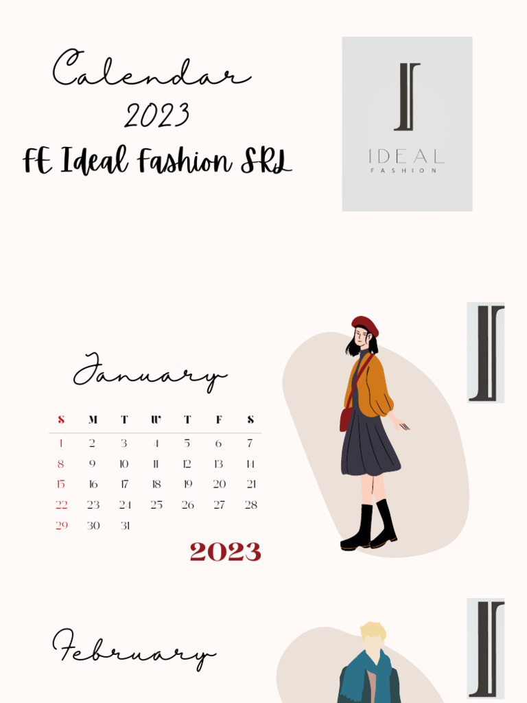 Calendar Ideal Fashion | PDF