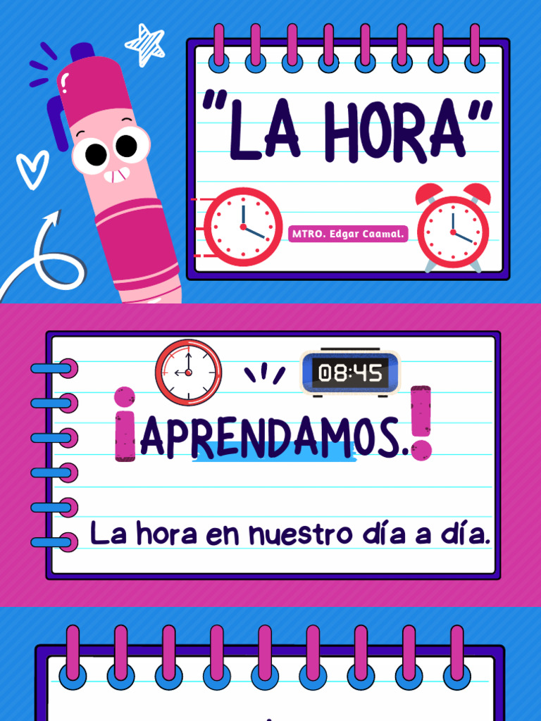 Sesión 1 La Hora. | PDF