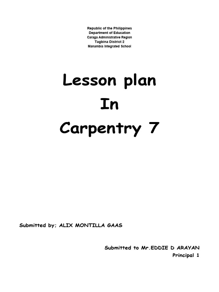 Cot Tle 7 | PDF | Lumber | Carpentry