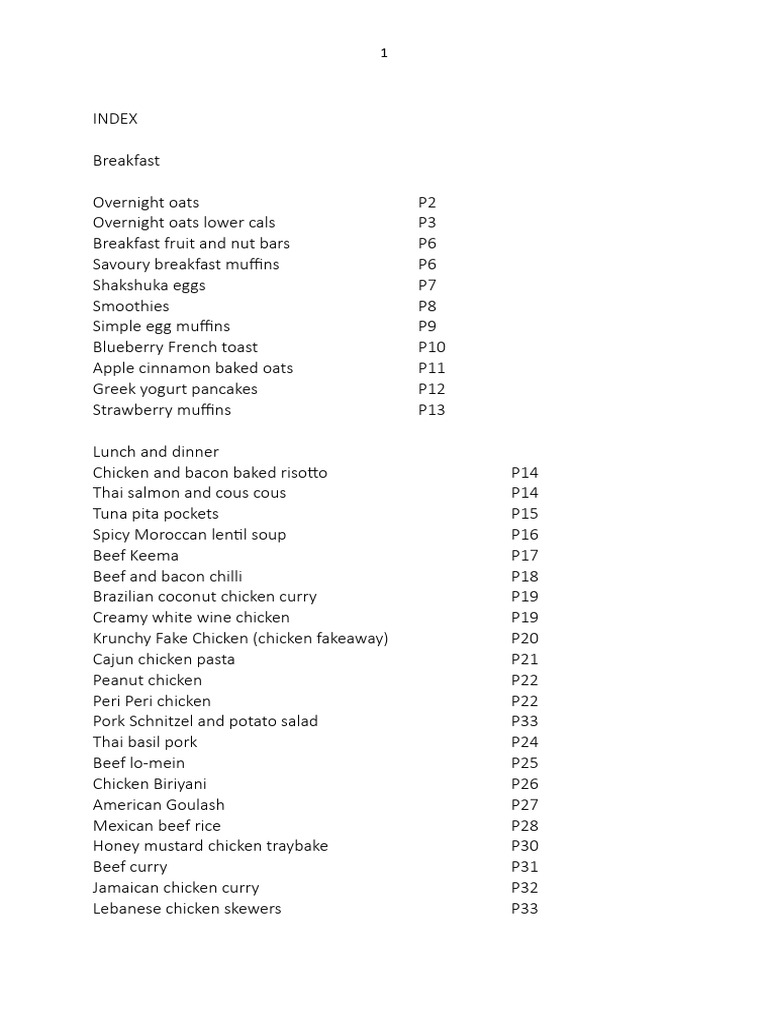 Healthy Breakfast Recipes Guide | PDF | Curry | Coleslaw