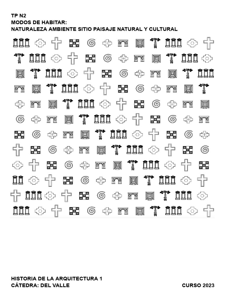 2023-Guia Tp2-MODOS DE HABITAR PDF | PDF | Paisaje | Comillas